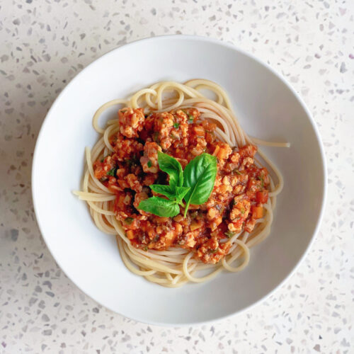 Spaghetti With Veggie-Loaded Sauce - Shape Your Future